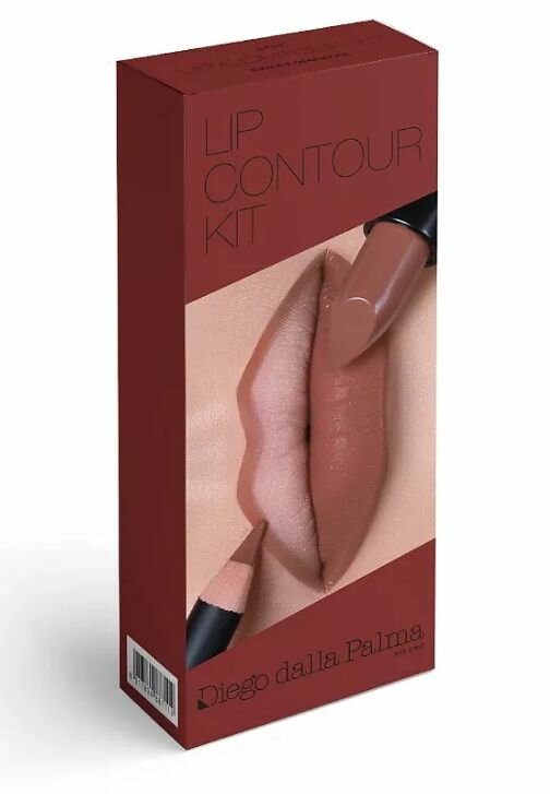 DIEGO DALLA PALMA MILANO Набор средств для губ Lip Contour Kit, № 504 SWEET GIANDUIA, 4,6 г