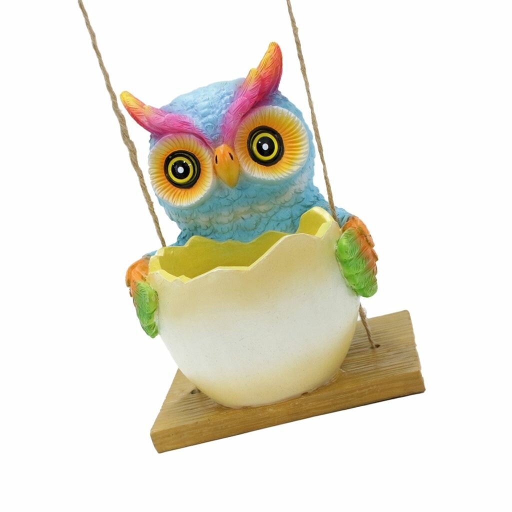 Фигурка совы, украшение для горшка с цветами, подоконник