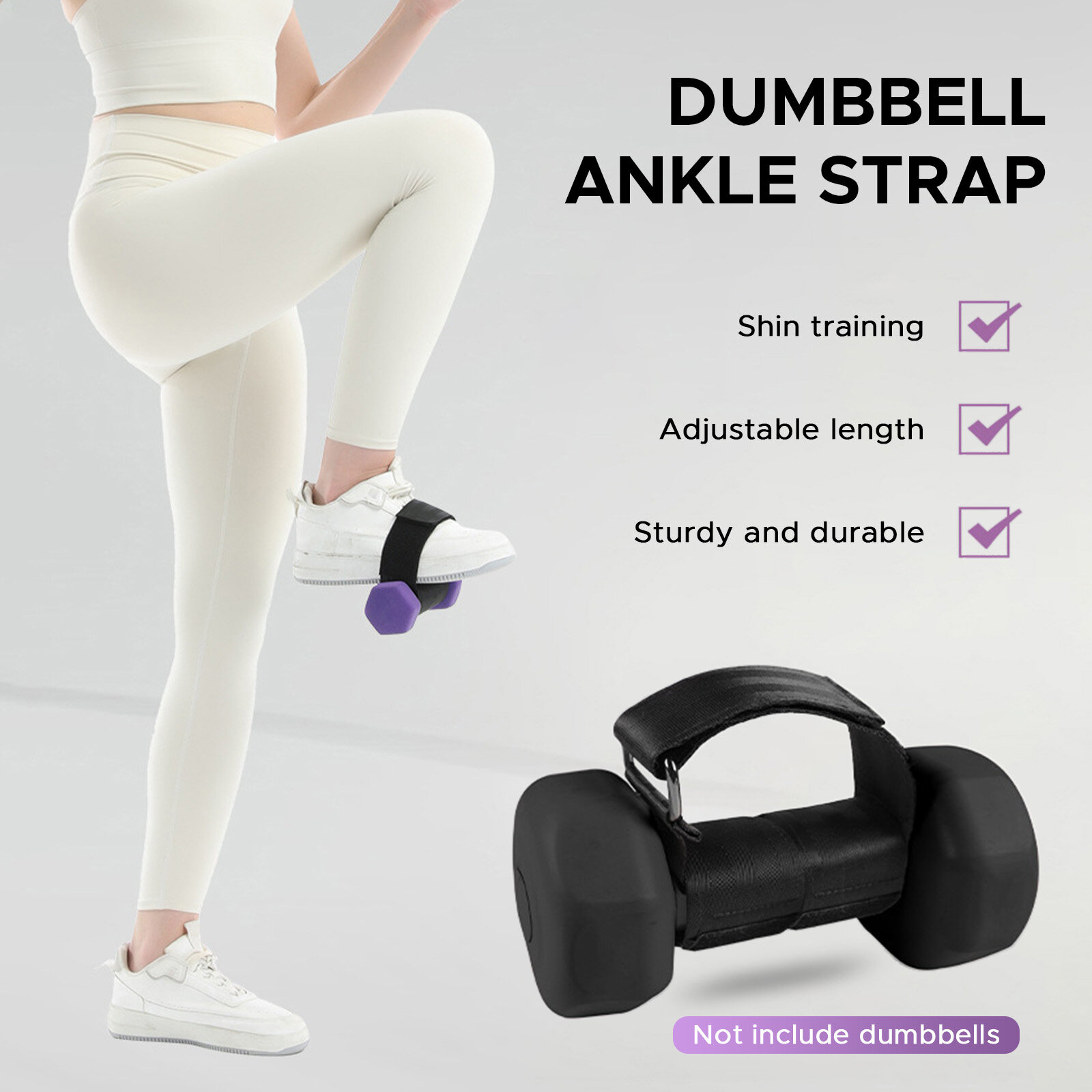 Тренажер для большеберцовой мышцы, регулируемый вес, ремешок на щиколотке с гантелью, портативный ремешок для ног с гантелями