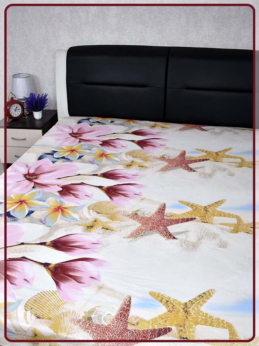 Простыня Ивановская бязь Морская звезда 1973 150х210