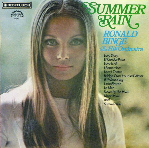 Ronald Binge & His Orchestra. Summer Rain (NM/NM, Supraphon, 1113 1385, 1986) LP винил