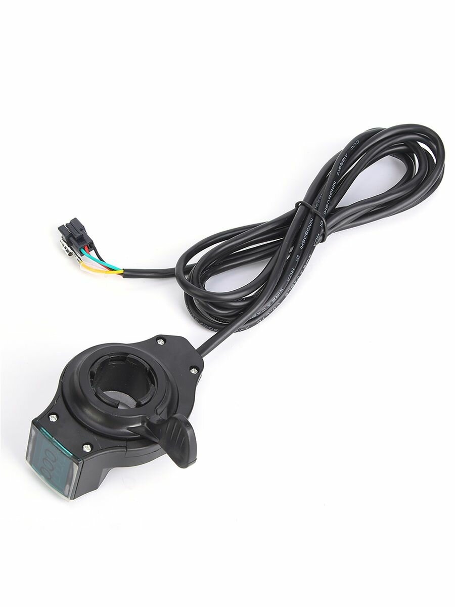 Дроссельная заслонка для электронного велосипеда с ЖК-дисплеем, цифровой монитор напряжения аккумулятора, регулируемый переключатель для удобного управления ездой