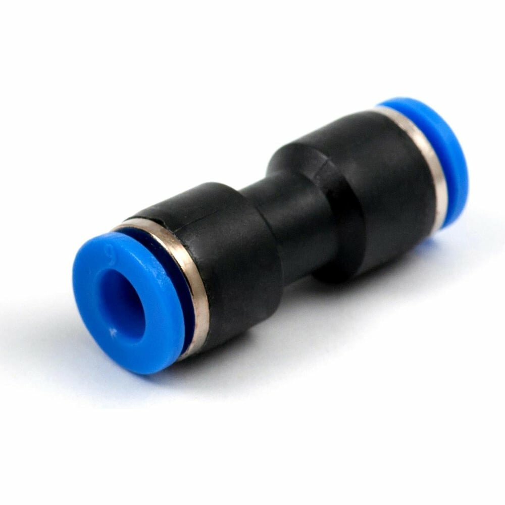 Пневматический цанговый пластиковый прямой фитинг HIMPT PUC 12