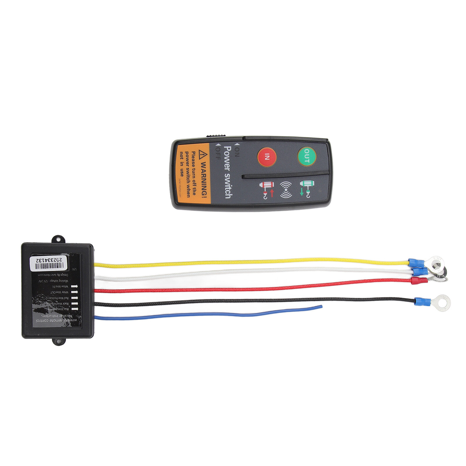 Беспроводная лебедка с дистанционным управлением, 12 В, 24 В постоянного тока, 3 в 1, прочный контроллер переключателя трубки для грузовика, квадроцикла, внедорожника