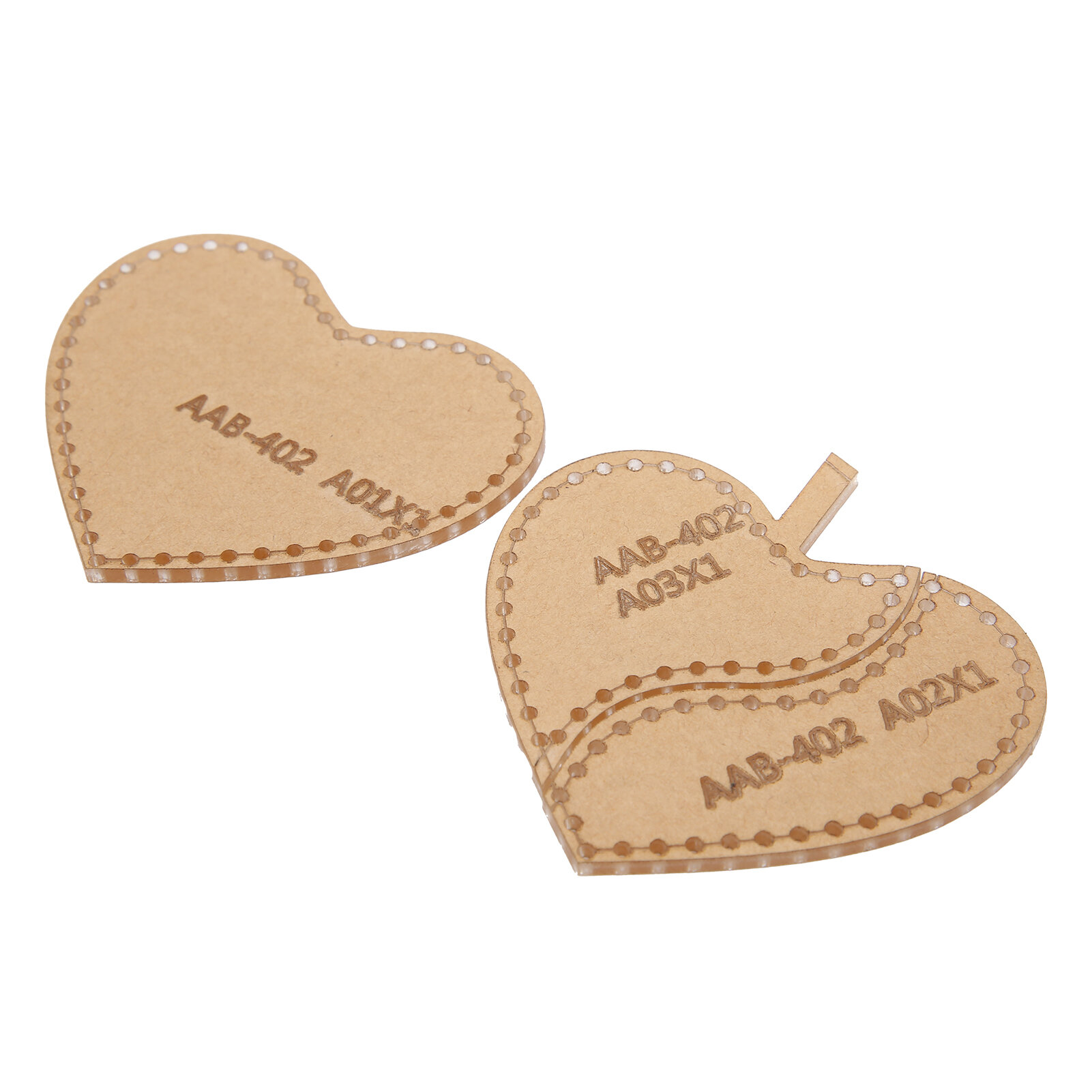 Акриловый брелок: шаблон для самостоятельного изготовления подвески в форме сердца, ручная работа из кожи