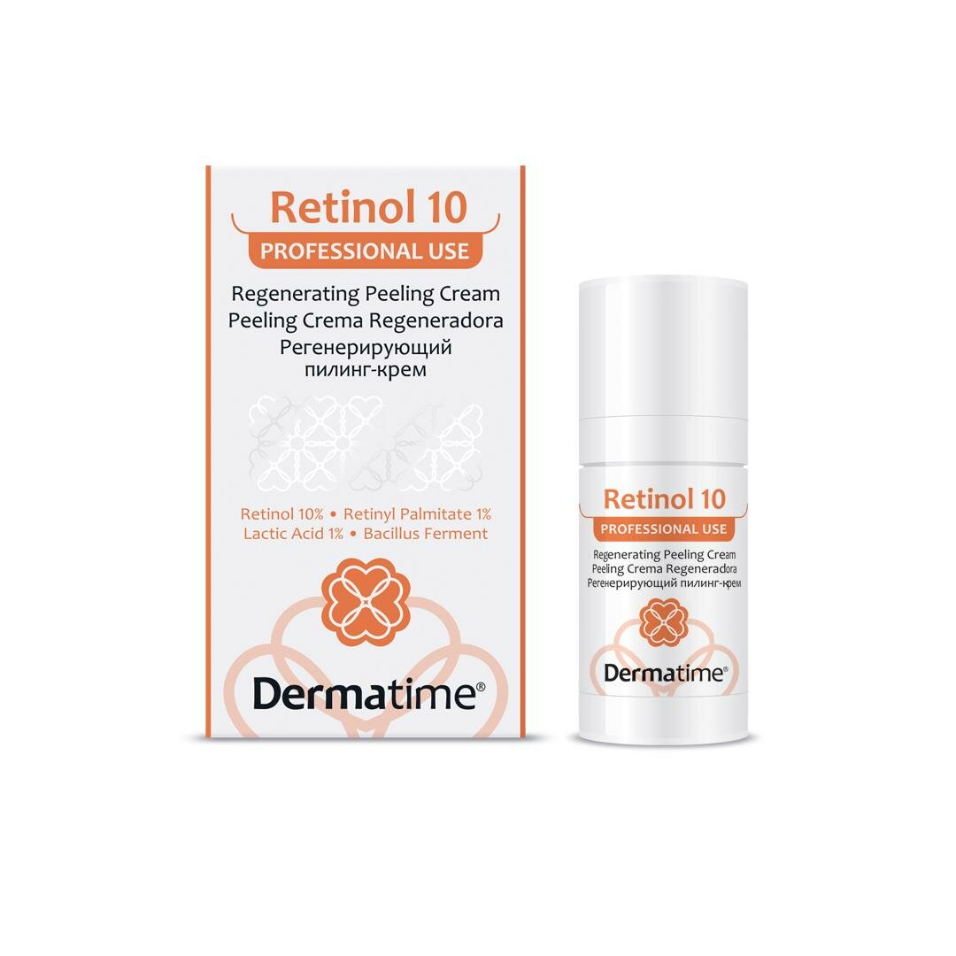 Dermatime Retinol Регенерирующий пилинг-крем, 15 мл