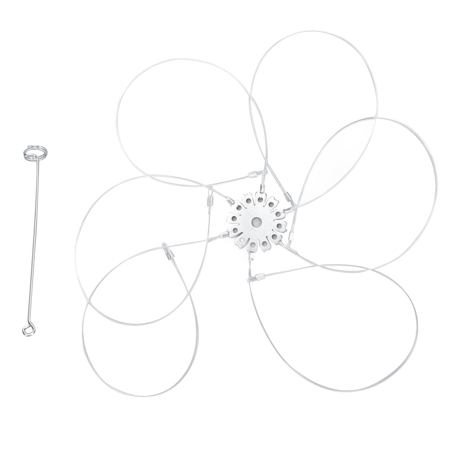 Крабовые силки, многоразовые, нержавеющие, портативные, алюминиевые, листовые, петлевые, для Dungeness, синие, красные, для скальных крабов, 6 петель