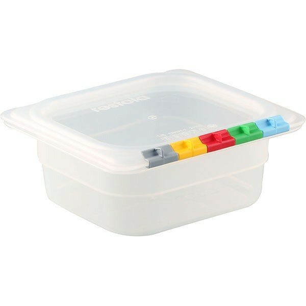 Гастроемкость (1/6), полипроп, 1л, H=6.5, L=17.6, B=16.2см, прозр. (Restola)