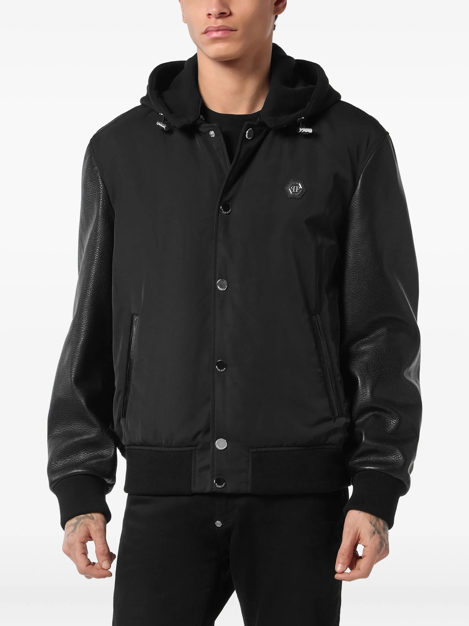 Куртка PHILIPP PLEIN, размер M, black/black — фото 1