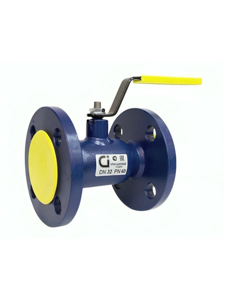 Кран шаровой фланцевый Ci 11с67п, сталь, DN32, PN40 (ТТ000013372)