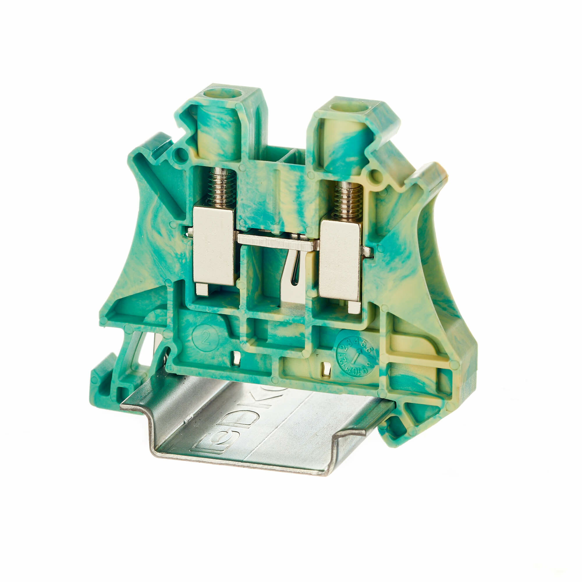 Клемма заземления DKC винтовой зажим, 2 точки подключения, 6 мм2