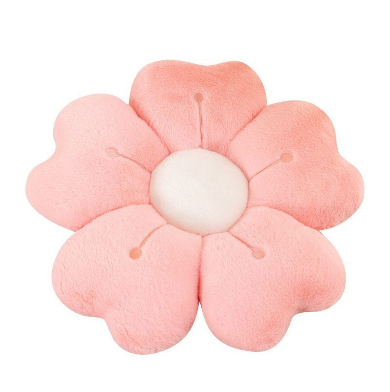 Мягкая игрушка "Цветок=Подушка", антистресс, из текстиля, розовый, 35см