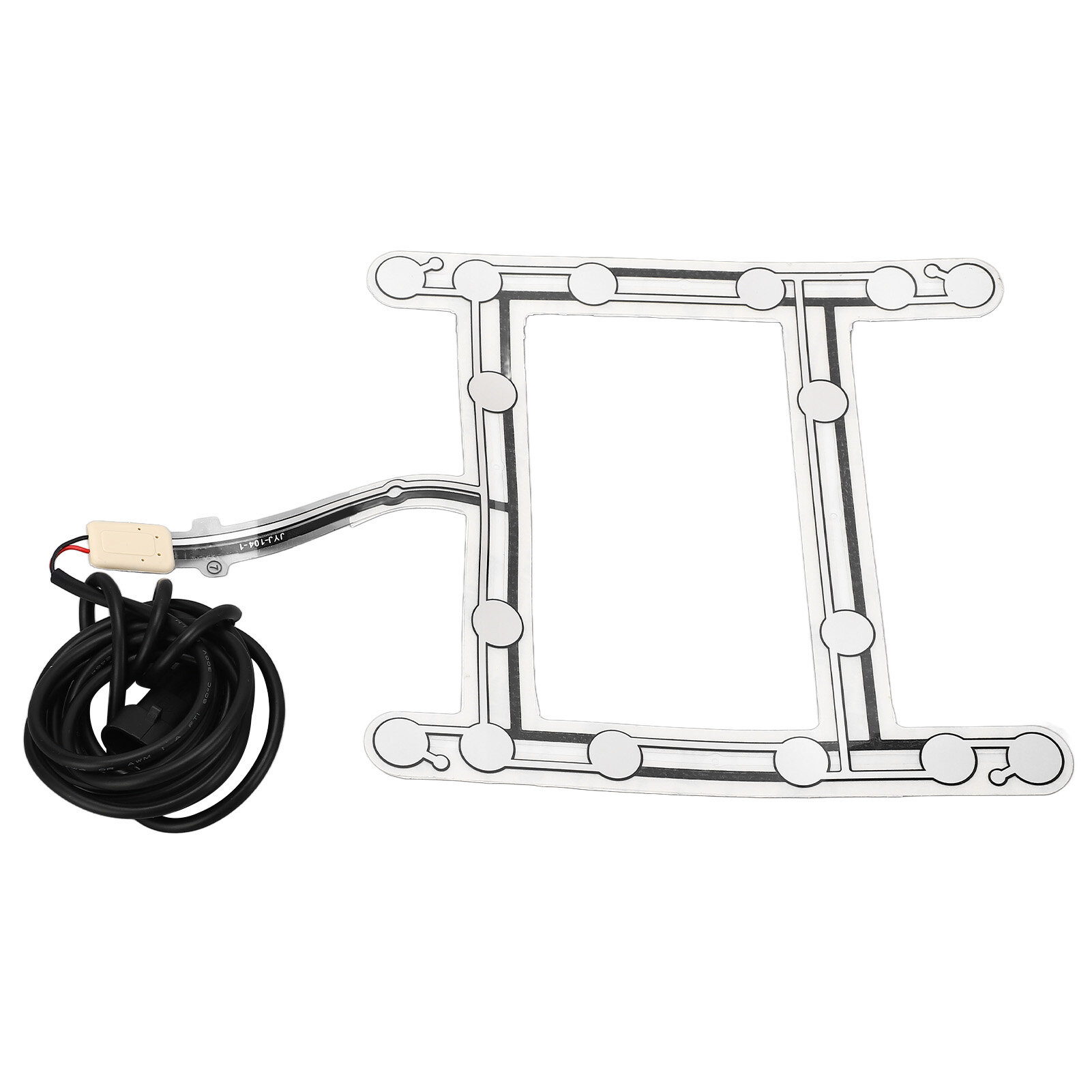 Универсальный датчик давления в автомобильном сиденье, сигнализация о непристегнутом ремне безопасности, тонкопленочный ABS-пластик, автомобильные аксессуары, запчасти, 50 В