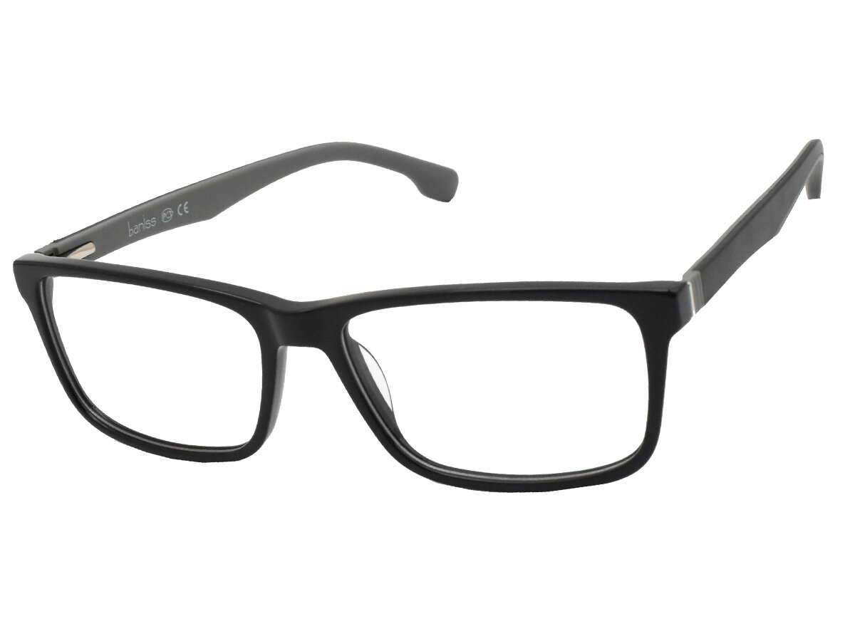 Оправа для очков BANISS BA6018 C01 пол Мужской форма оправы Вайфарер (Wayfarer) цвет оправы Чёрный