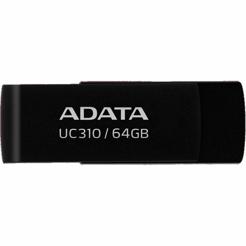 Флеш-память ADATA Черная, USB 3.2 64 Гб, UR310 (UC310-64G-RBK)