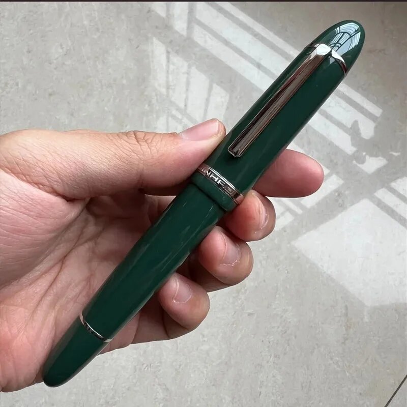 Перьевая ручка Jinhao X159 разноцветная Изумрудный, EF (0.38mm), X159 Silver-D Green