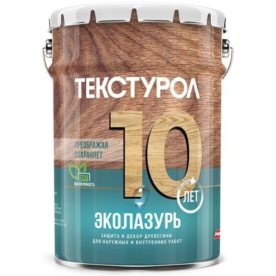Пропитка Текстурол Эколазурь (10 л) орех