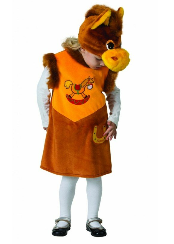 255 "Лошадка Маруся" Карнавальный костюм для девочек новогодний, ассорти от ТМ Batik