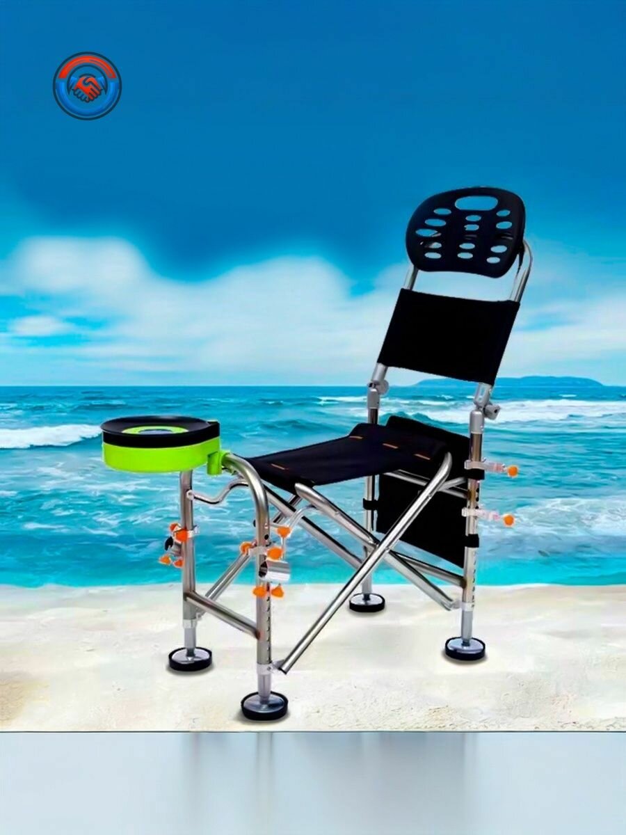 Платформа рыболовная складная, устойчивая подставка для зимней и летней рыбалки, компактная рыболовная станция с удобной поверхностью для насадок и снастей