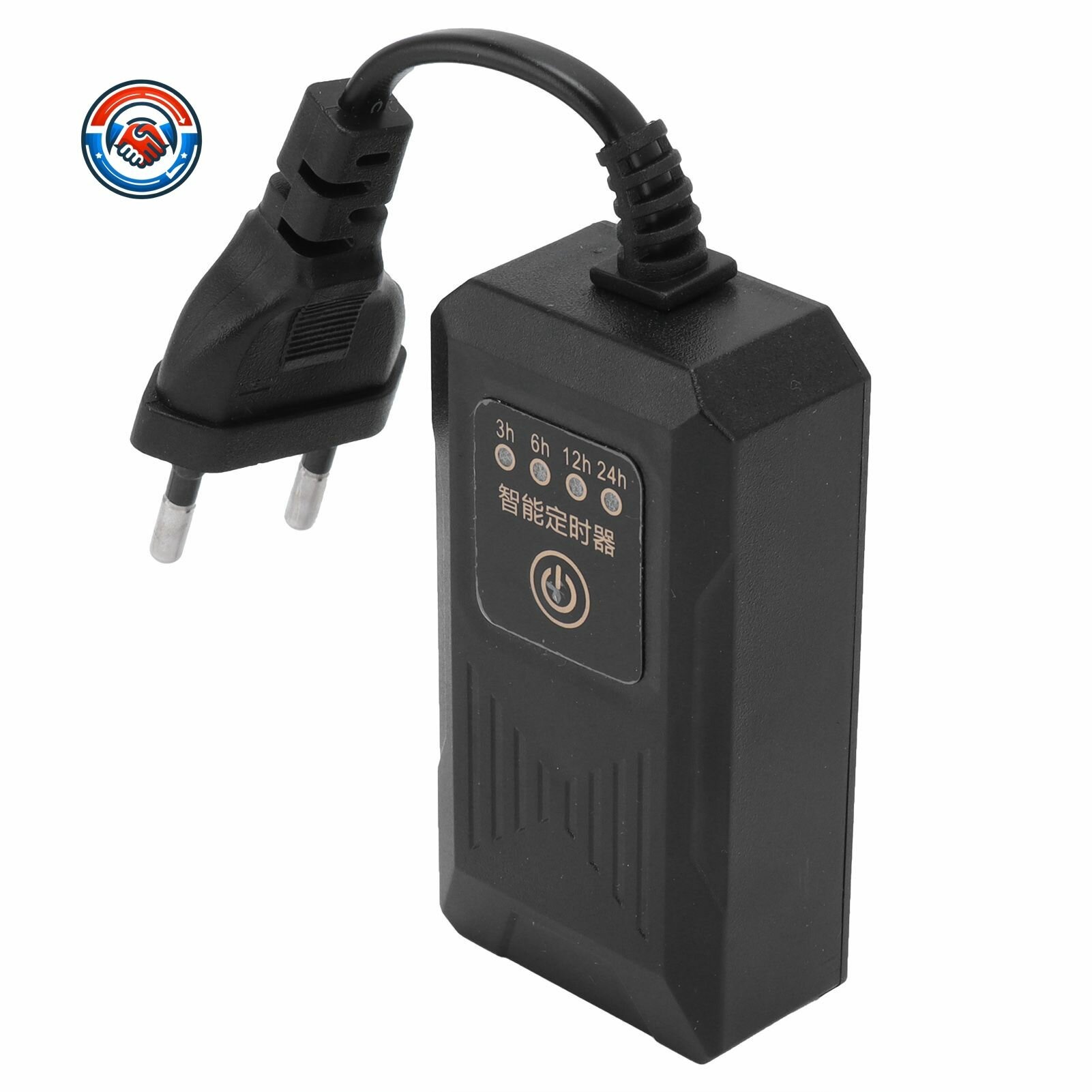 Таймер для аквариумного освещения, 3/6/12/24 ч, универсальный розеточный выключатель до 100 Вт, компактный и простой в настройке, подходит для ламп, террариумов и бытовых приборов