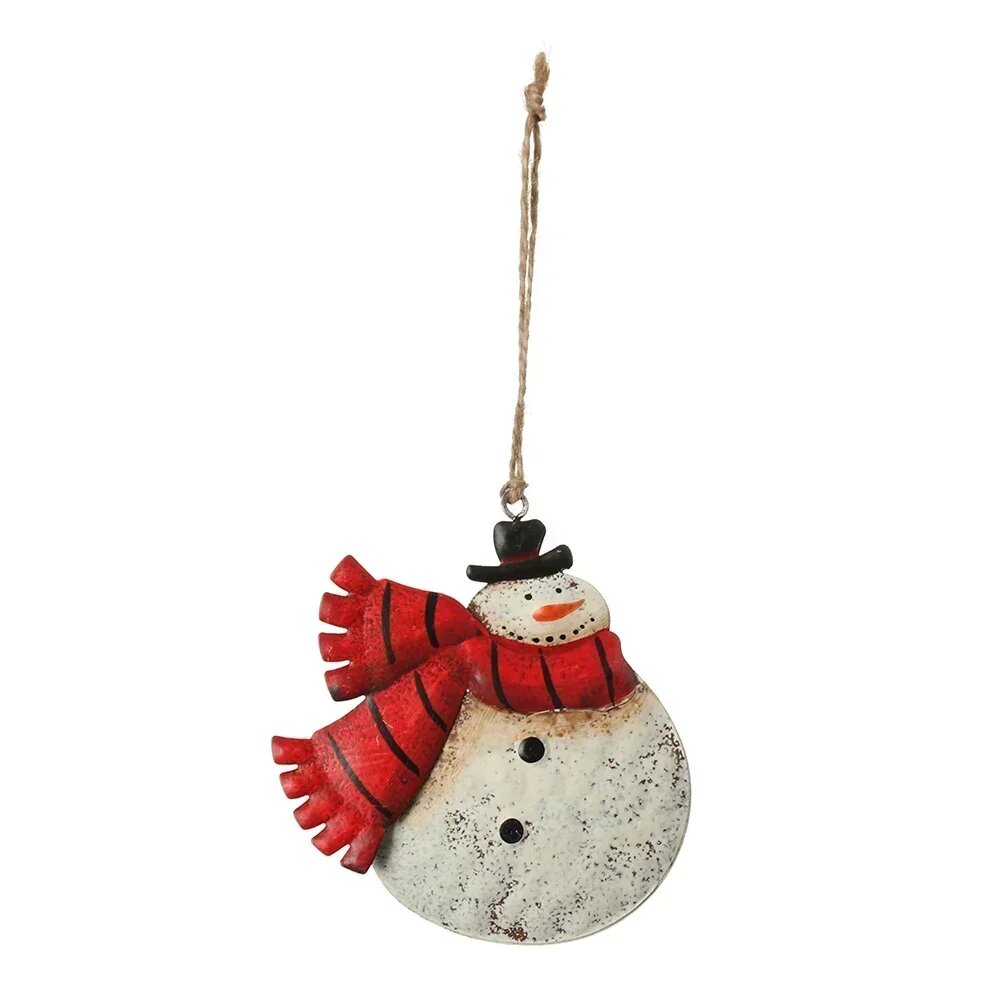 Подвеска снеговик, сканди стиль, Snowman 02