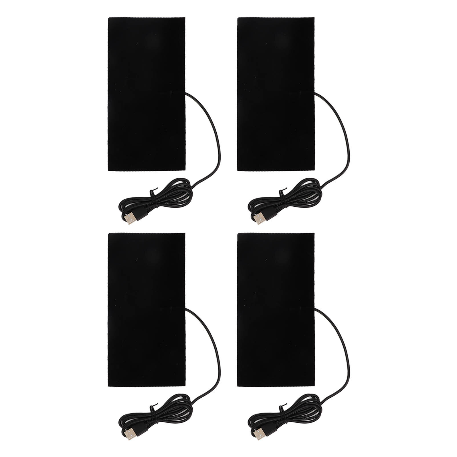 4 шт, USB-грелка, многофункциональная моющаяся электрическая грелка из углеродного волокна для плеч, шеи, поясничного отдела позвоночника, спины, 5 В постоянного тока