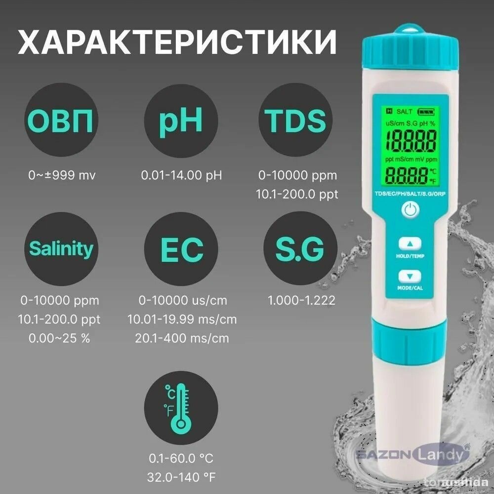 Тестер воды — фото 1