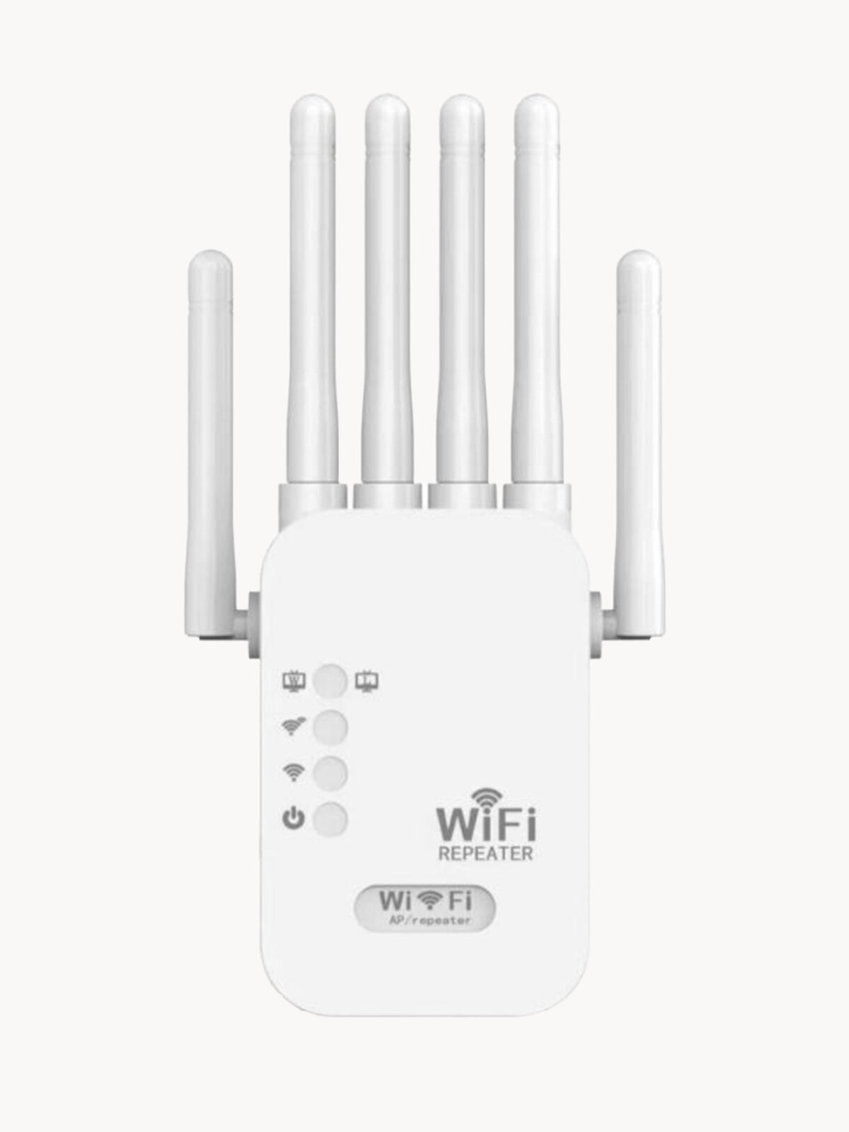 Усилитель wifi сигнала, репитер wifi, wifi repeater,300 Мбит/c, Белый