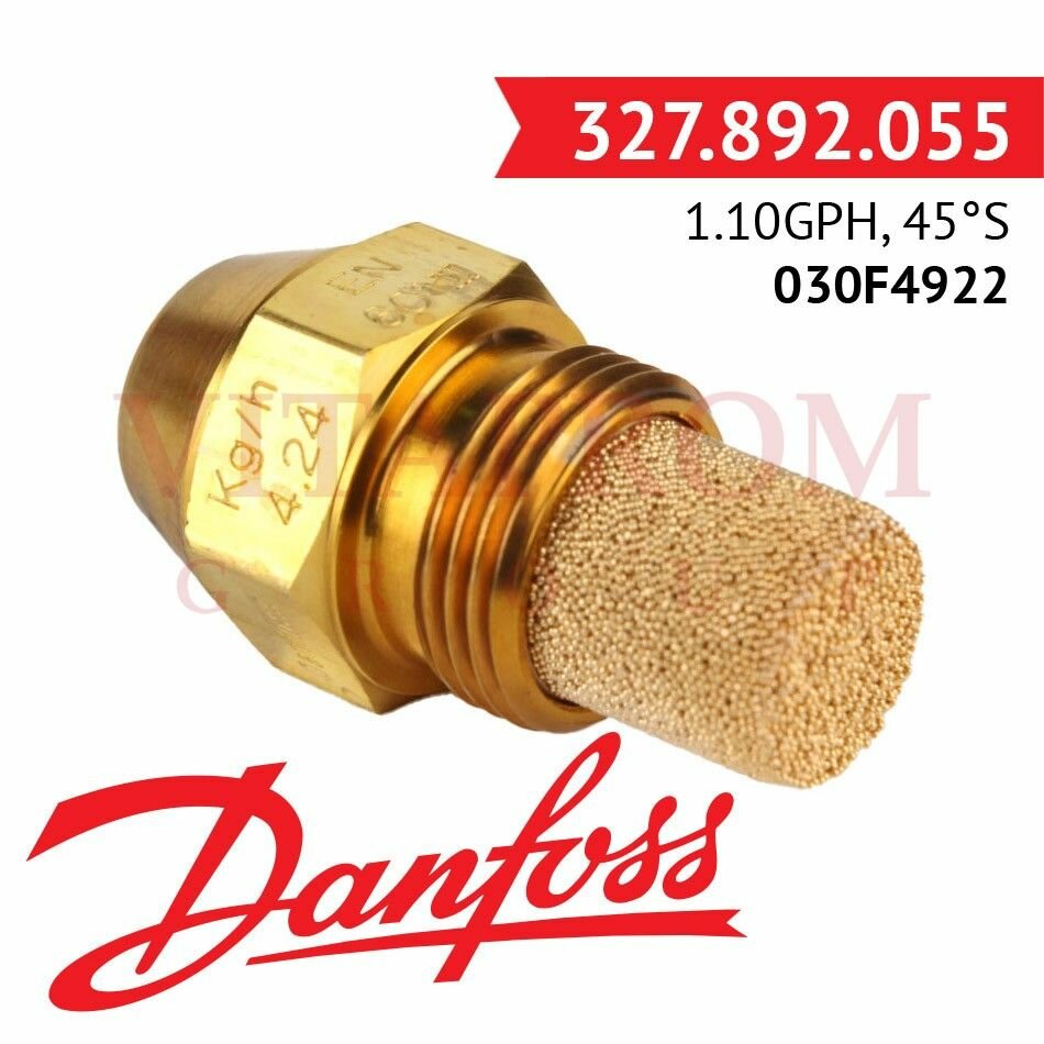 Форсунка Danfoss 1.10GPH, 45S, 030F4922 — фото 1