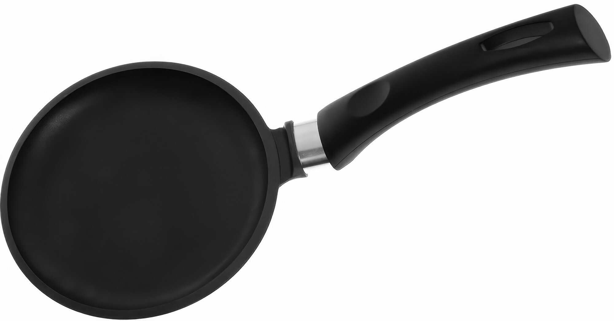 Блинница литая 20 6220, антипригарное покрытие, алюминий, черный