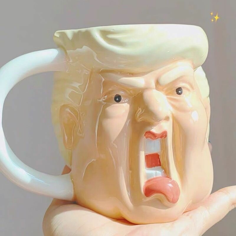 Кружка "Президент Трамп", керамическая, для офиса, кофейная, American personality