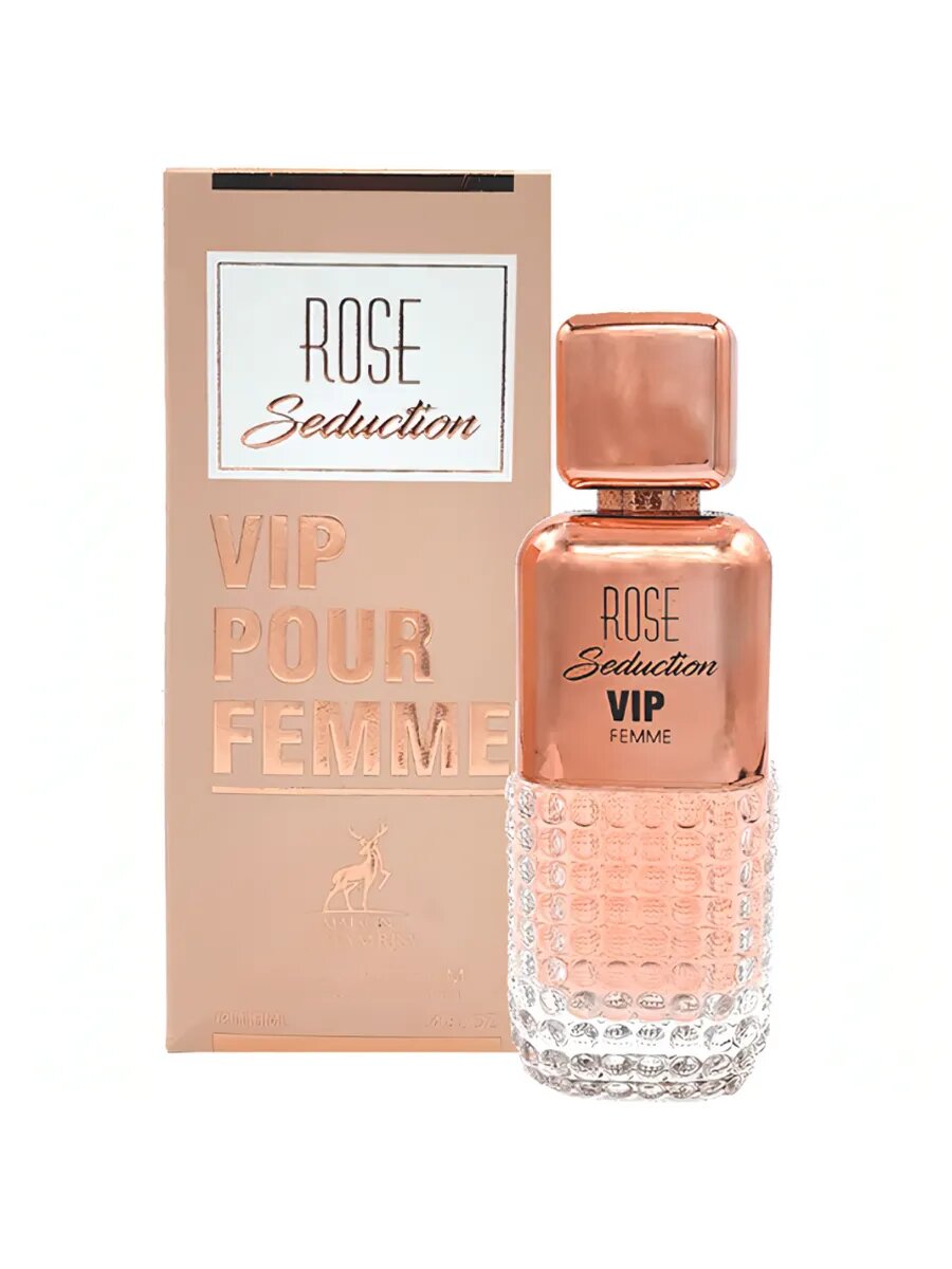 MAISON ALHAMBRA "ROSE SEDUCTION VIP POUR FEMME" парфюмерная вода женская 100 мл