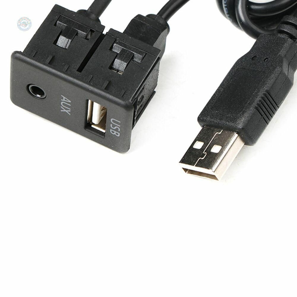 15 см крепление для приборной панели автомобиля с портом AUX USB, удлинитель кабеля для удобного подключения в авто и лодке