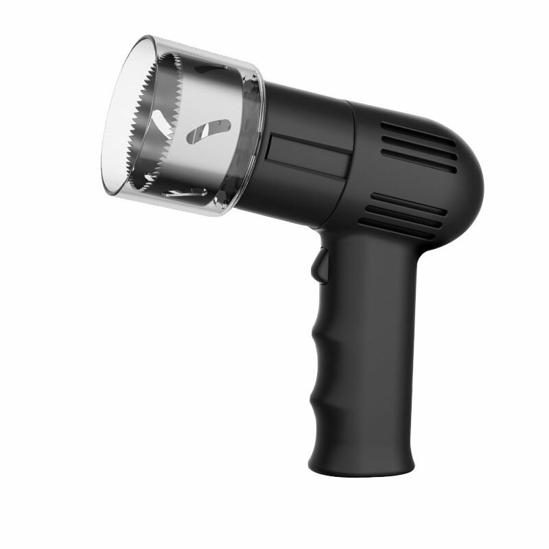 Дырокол электрический КА, для кокоса, черный, матовый, пластик, 1 отверстие