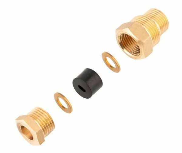 Сальник с двойной резьбой 1x2x3x4 для ввода кабеля в трубу PROconnect