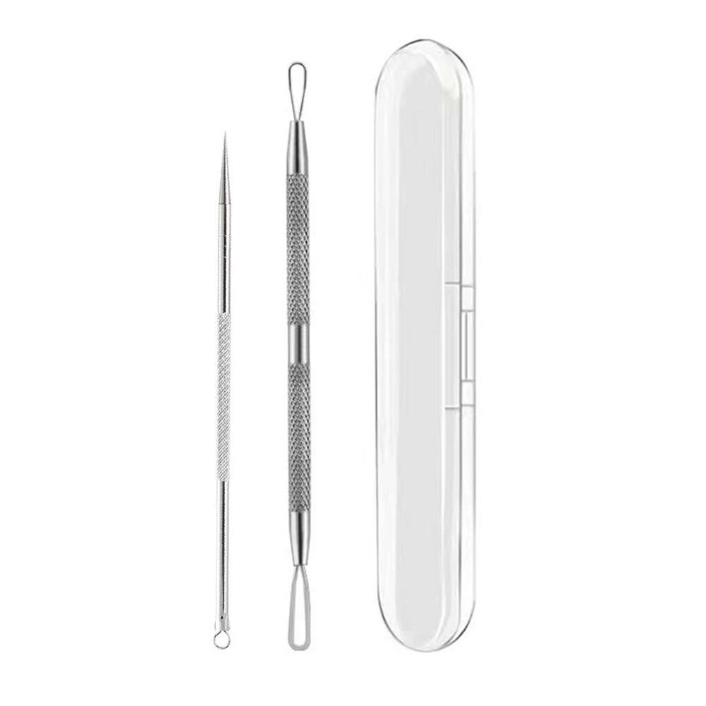 Инструмент для чистки лица, удаления черных точек, прыщей, угрей, акне /Петля Видаля/Косметологический инструмент