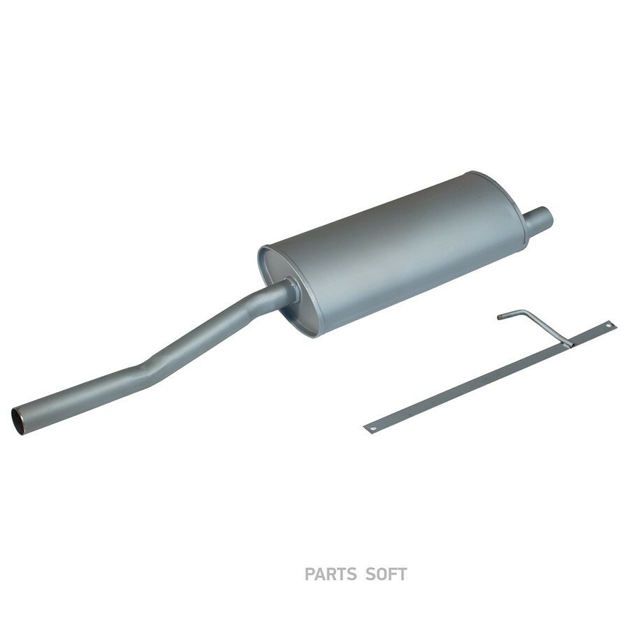 Глушитель Daewoo Nexia норма от официального дистрибьютора, FOBOS, артикул 3586