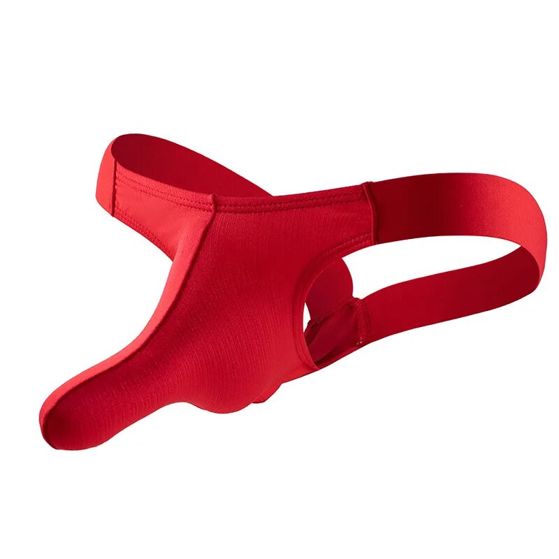 Мужские стринги, стринги, Трусы со слоном в носу, сексуальное нижнее белье, мужские дышащие трусы с Т-образной спинкой, мужские трусы Красный, L, Red