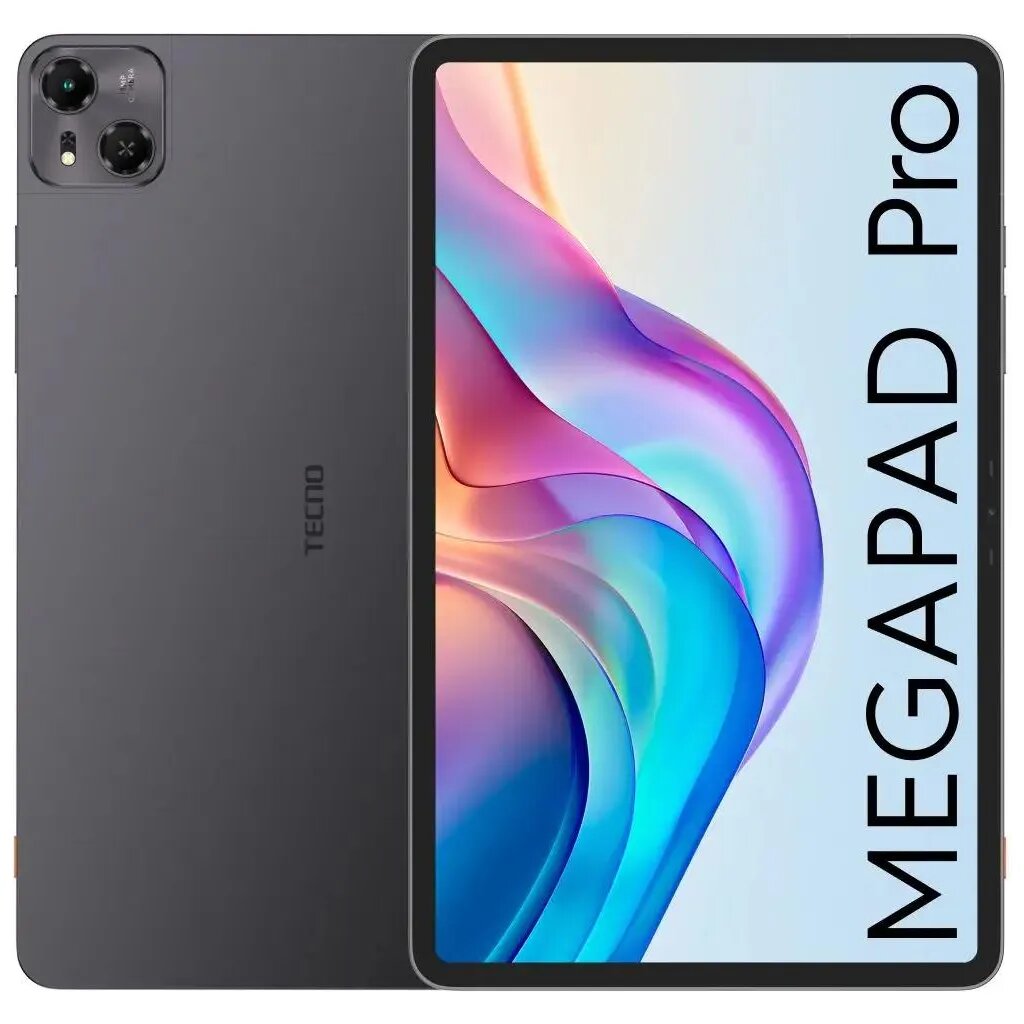 12" Планшет TECNO MegaPad Pro T1201 8/128 GB G100 4G, 2000 x 1200, 90Гц, Android 15, серый [t1201 128+8 sky gray]