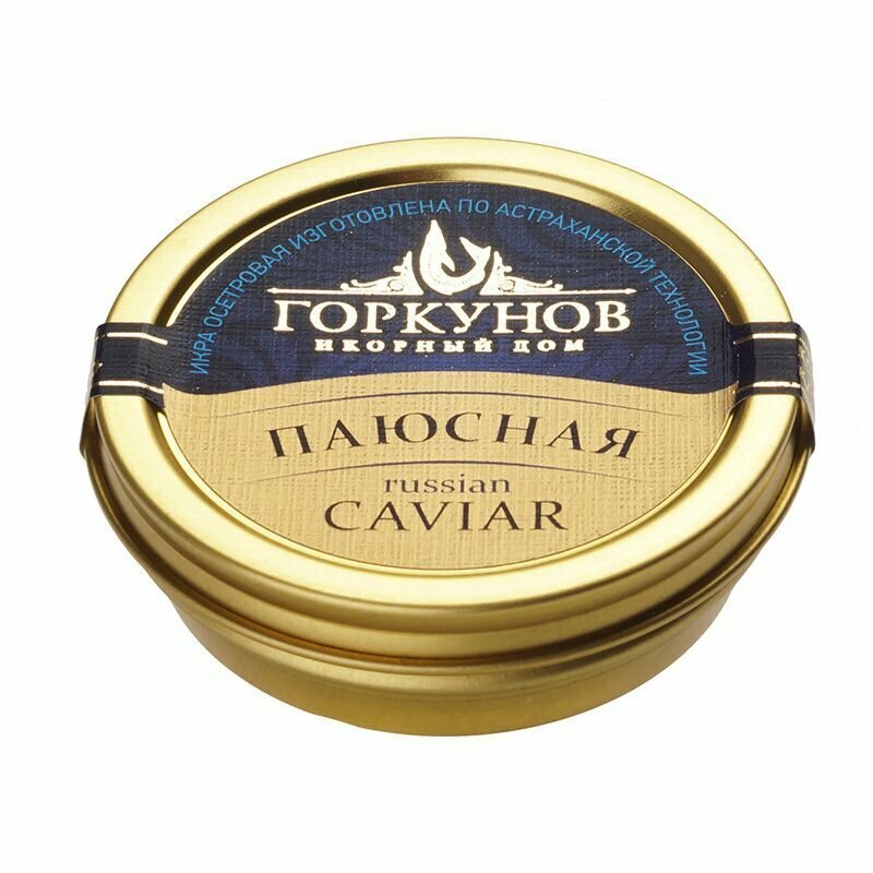 Икра черная осетровых рыб паюсная 50г