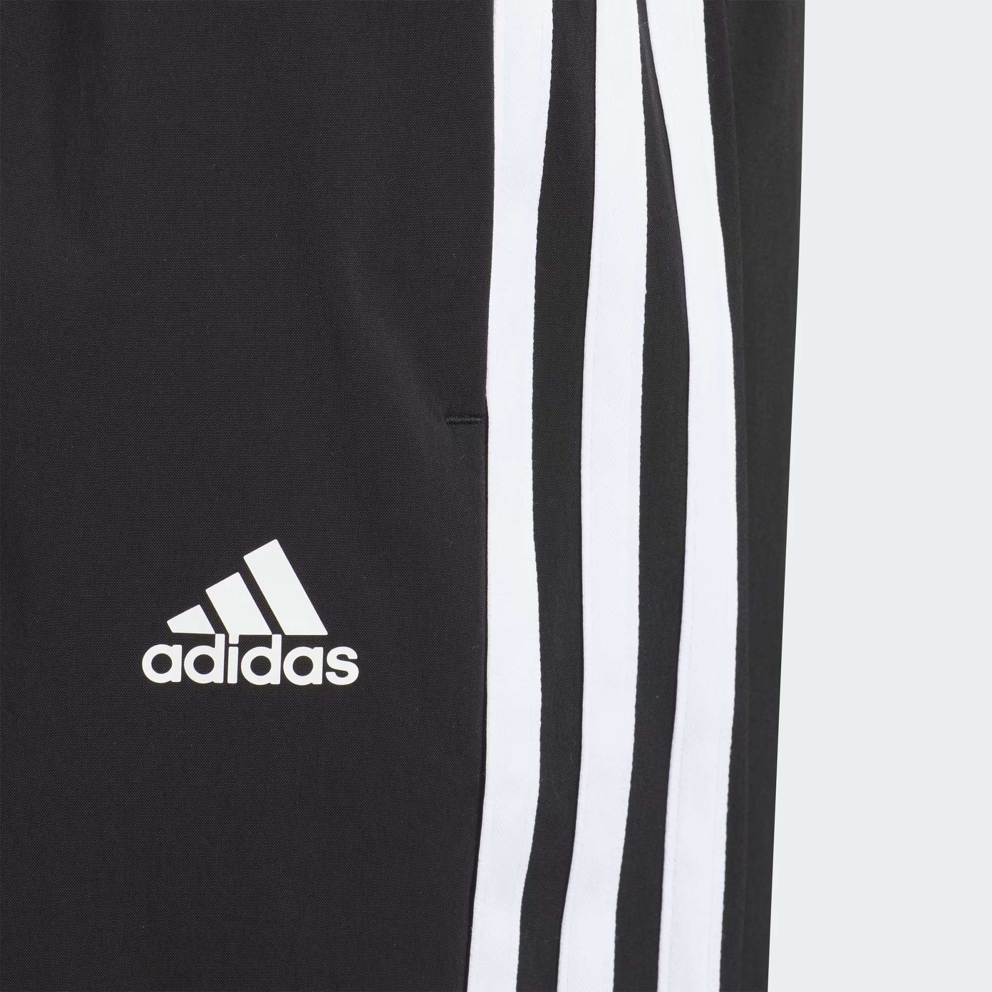 Брюки adidas, размер 164, черный/белый — фото 1