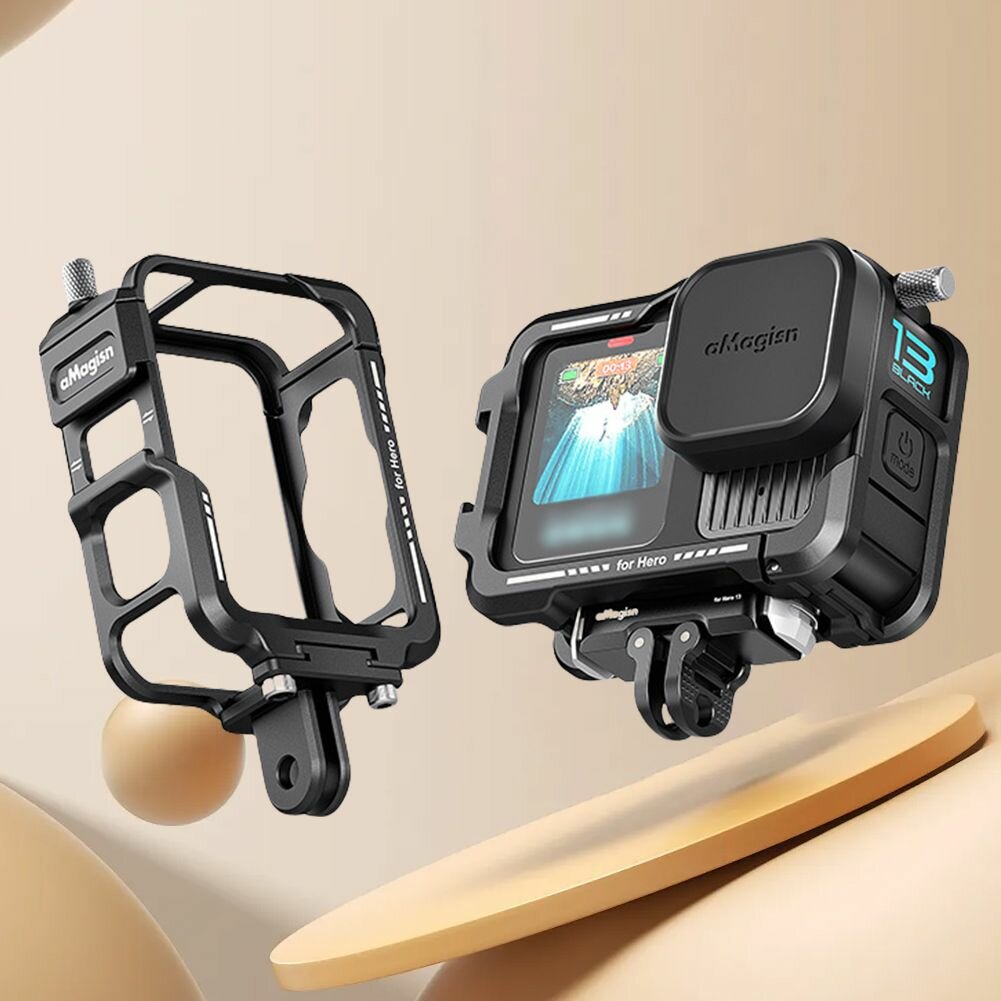 Защитная рамка, быстросъемный металлический корпус для GoPro Hero 13/12/11/10/9