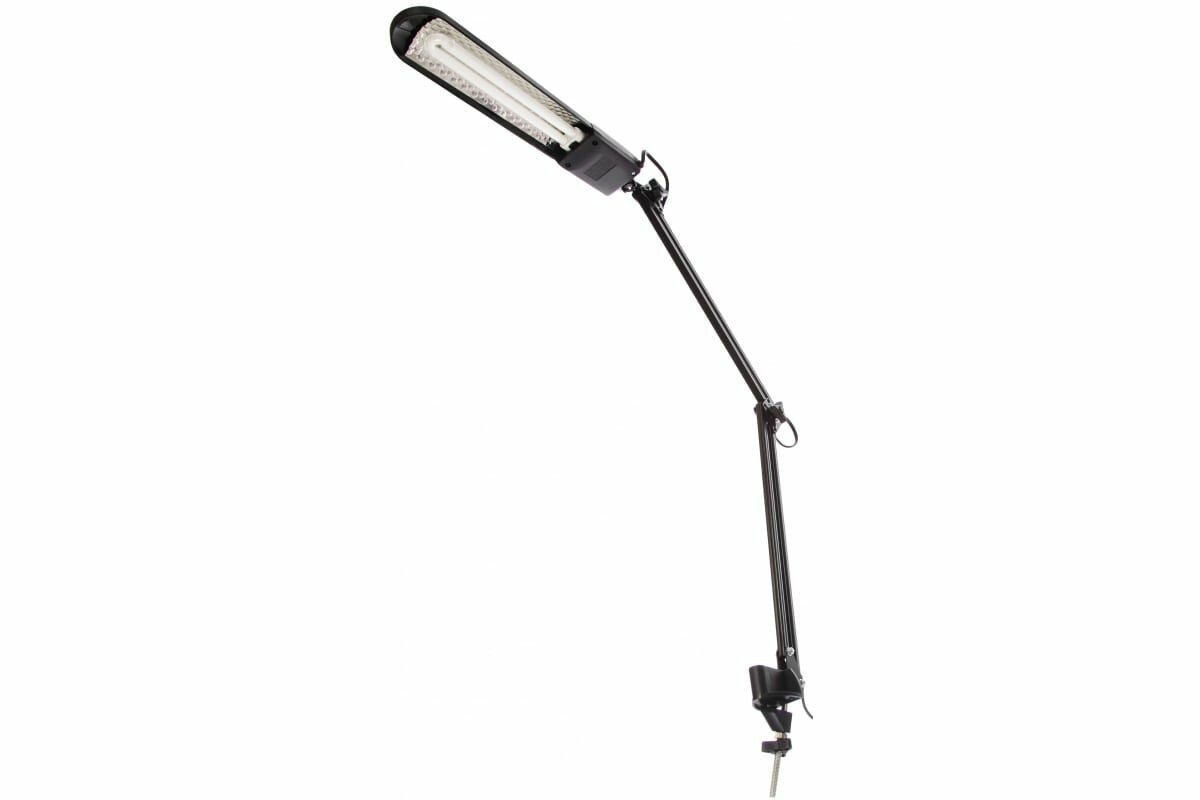 Настольный светильник трансвит Дельта ПС32-024 Ф светодиодный на струбцине 12Вт, белый