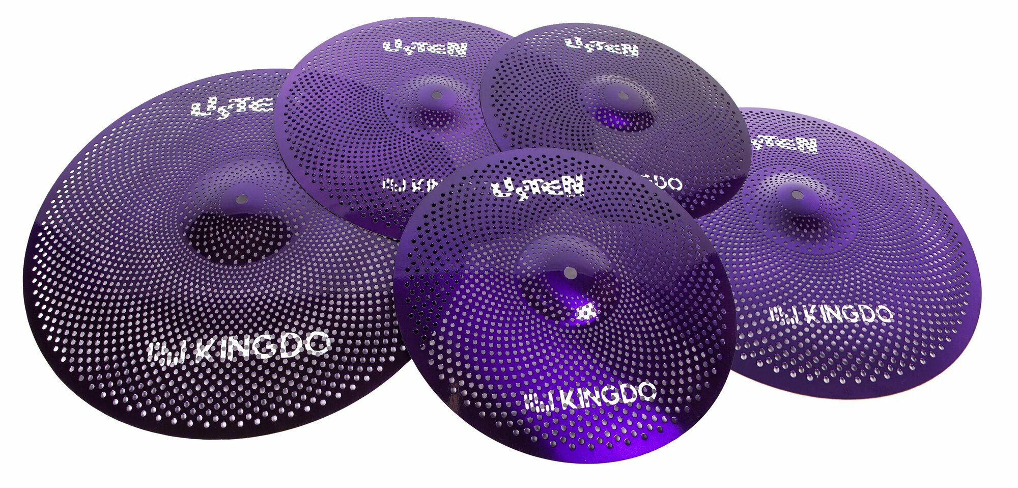 Комплект тарелок KINGDO LOW VOLUME SET 14"+16"+18"+20" VIOLET