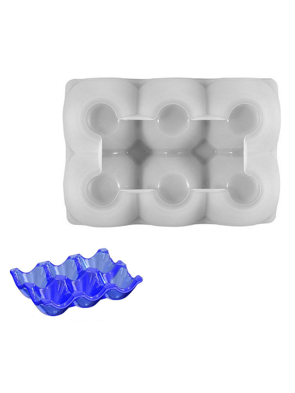 Компактная силиконовая форма для яиц для эффективной организации холодильника