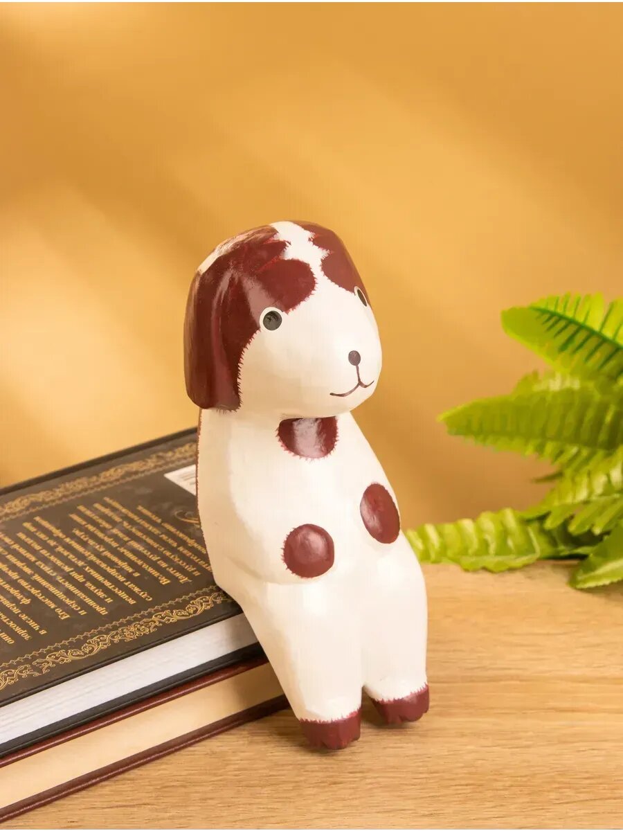 Фигурка Собачка сидячая