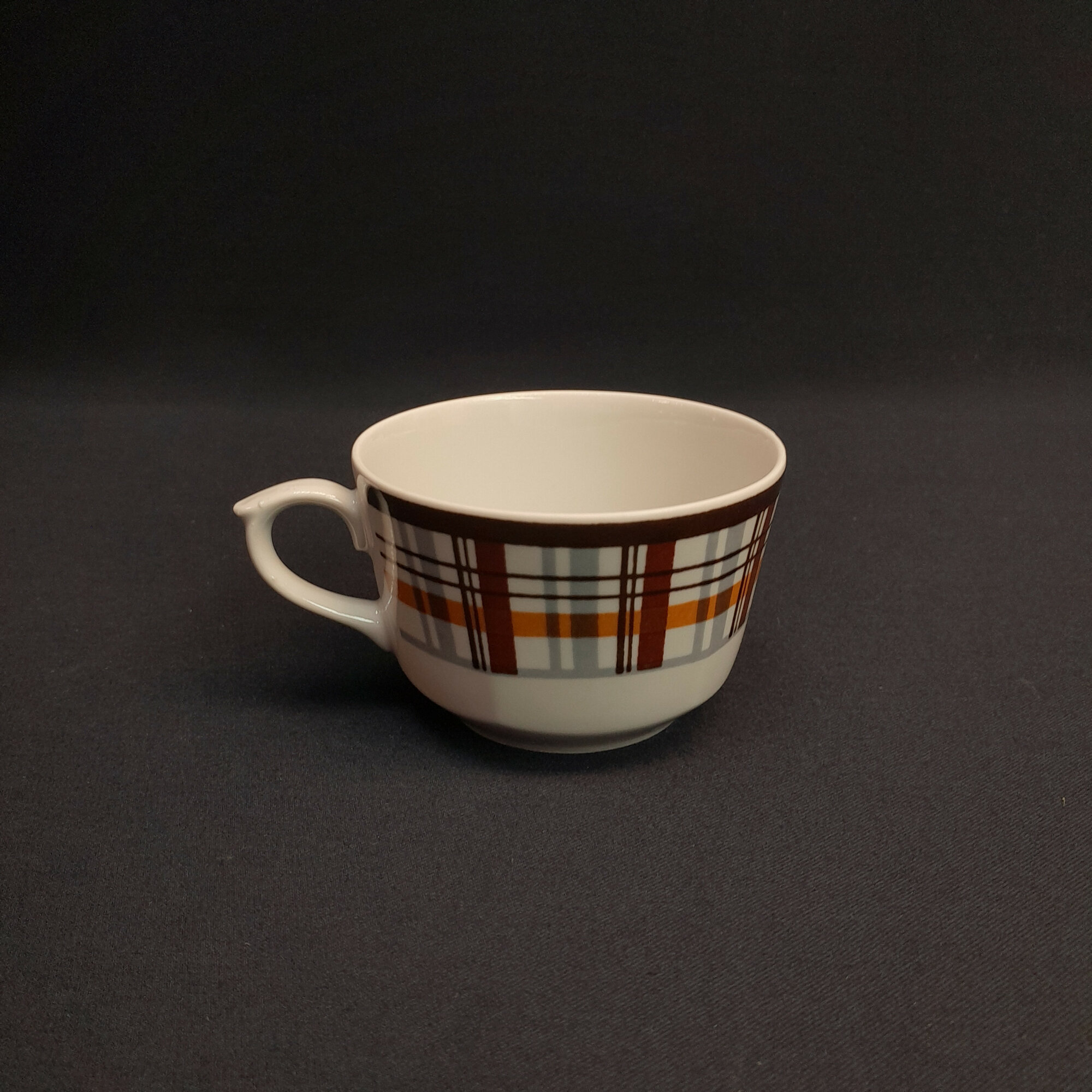 Чашка кофейная Рижский з-д, фарфор деколь 200мл, винтаж СССР