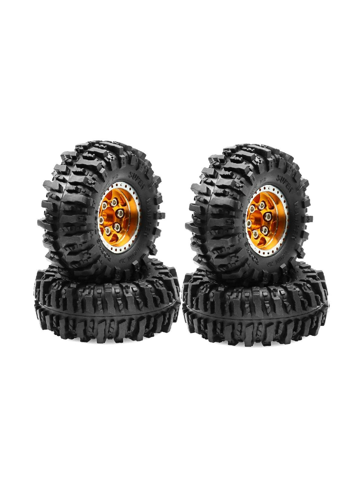 4 шт./компл, металлические шины RS Starscream Youdi FMS Camel Cup Land Rover + кожа для шин