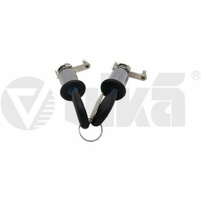Цилиндр замка двери VIKA 98370096101 с ключом Skoda Felicia I, II, Vw Caddy II 94-01, 2 шт