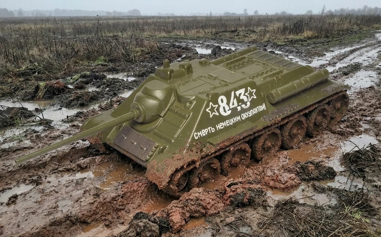 Масштабная модель 1/72, СУ-85